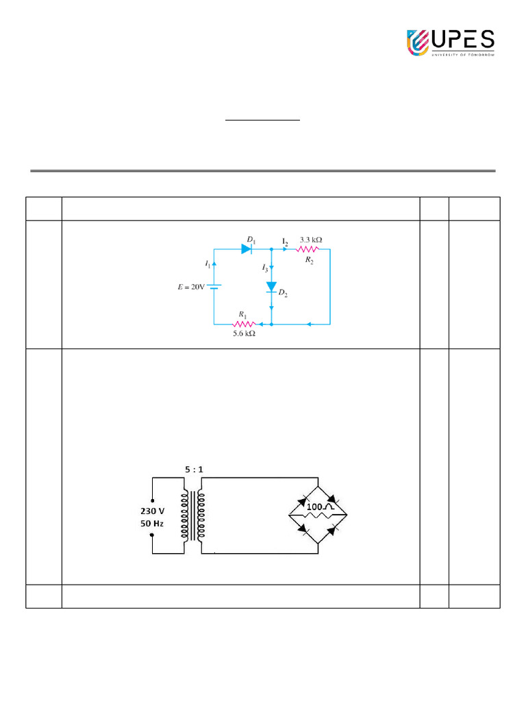 ASSIGNMENT - I - Basic Electrical and Electronics Engg ECEG-1004 (1) | PDF | Bipolar Junction ...