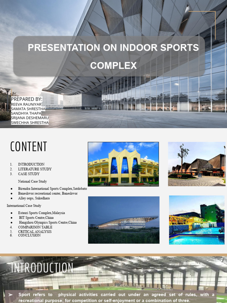 Indoor Sports Complex Design Insights | PDF | Truss | Building Insulation