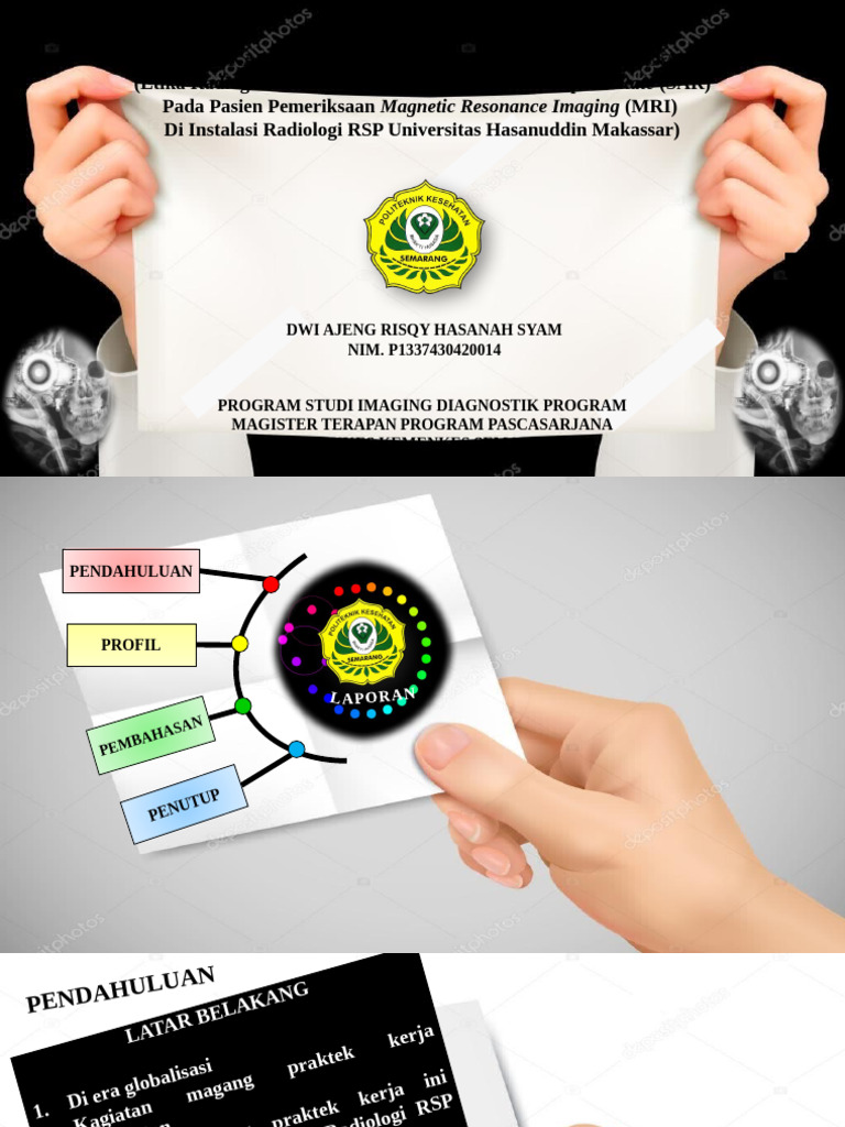 Dwi Ajeng Risqy Hasanah Syam - PPT Laporan Kagiatan Magang Praktek Kerja Peminatan | PDF