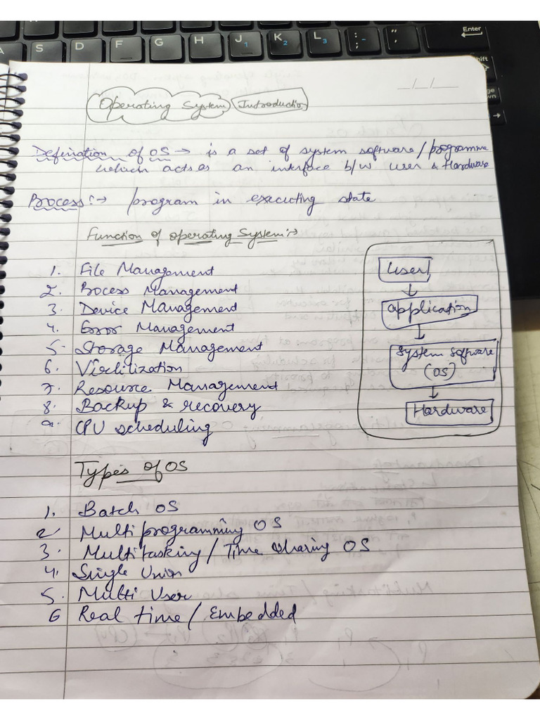 Operating System Btech Cse Complete Notes | PDF