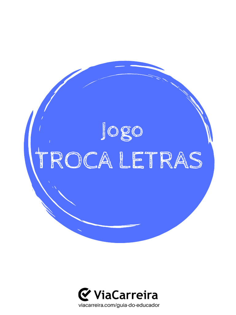 Jogo Educativo: Troca Letras | PDF