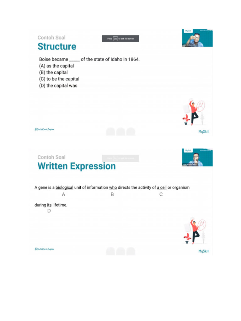 TOEFL Listening Skill | PDF