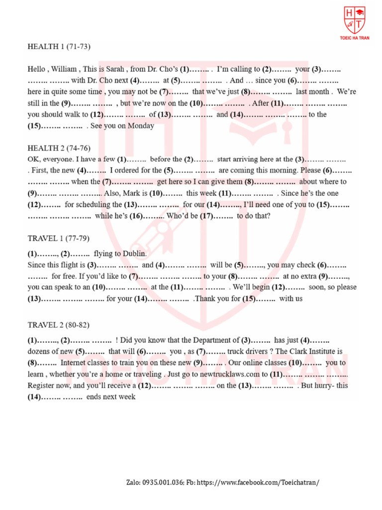 Session 1-Health, Travel, Personnel-Bt-Gui HV | PDF