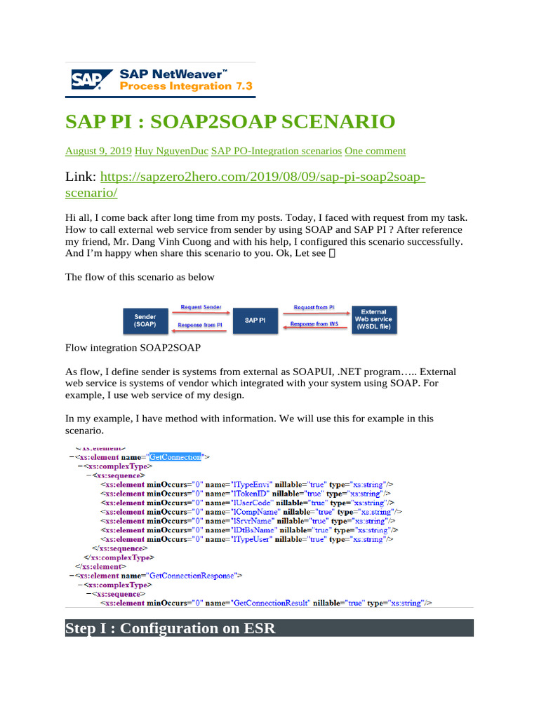 SOAP2SOAP SCENARIO | PDF | Web Service | Soap