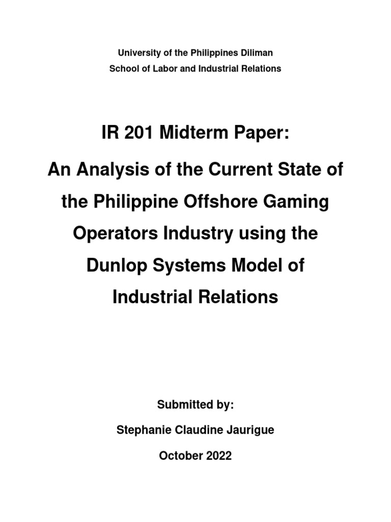 An_Analysis_of_the_Current_State_of_the | PDF | Employment ...