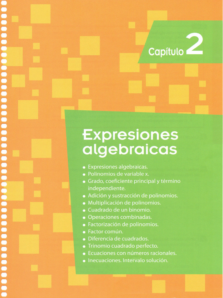 Matem-tica III - Expresiones algebraicas | PDF