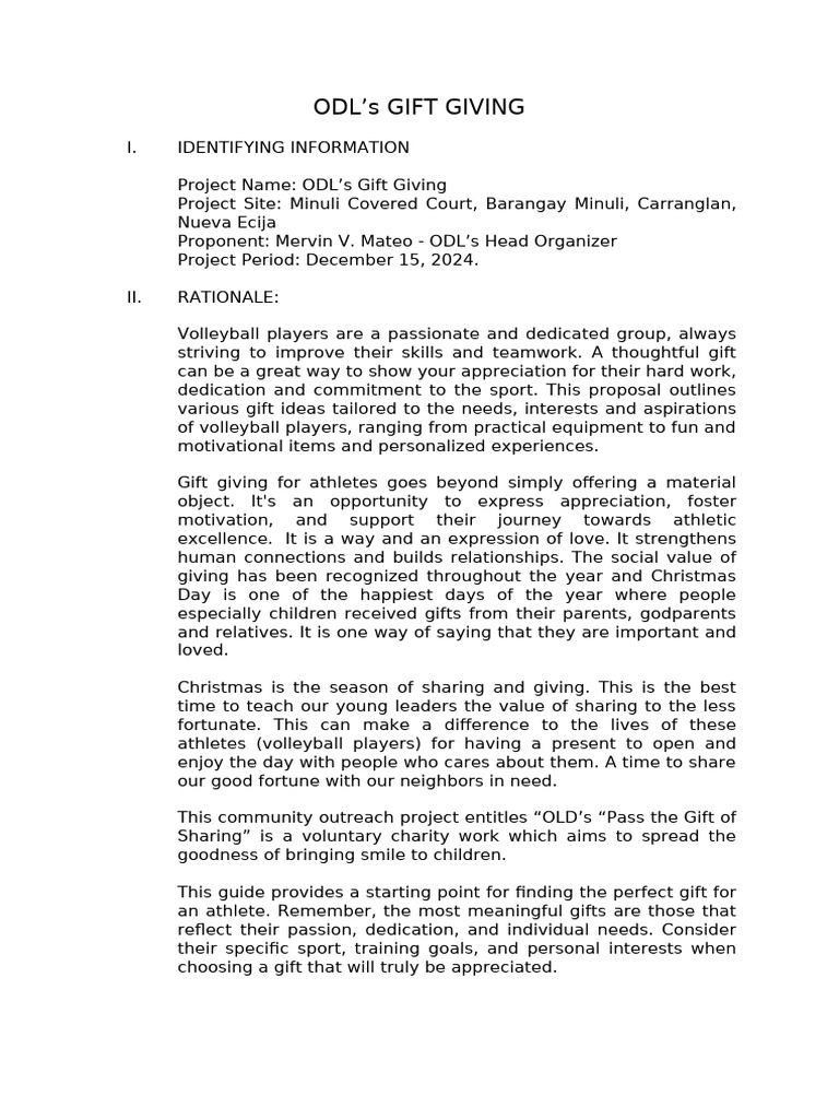 PROGRAMME Gift Giving | PDF | Social Psychology