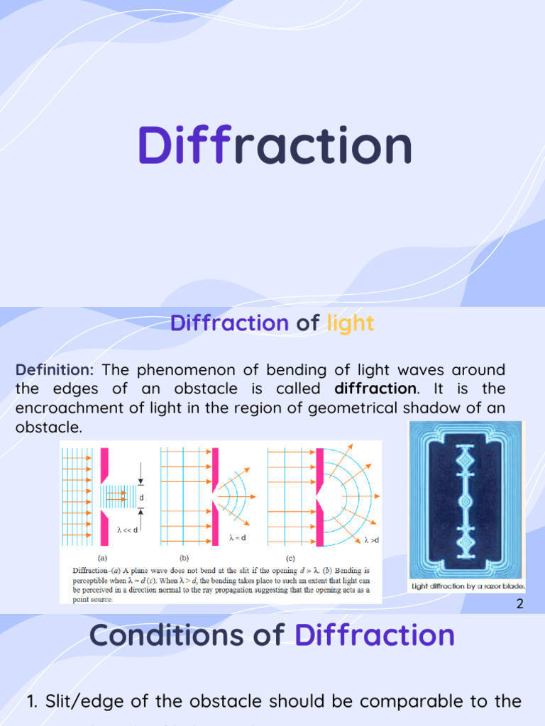 Phy 125 Optics Mme Diffraction Pdf Angular Resolution Diffraction