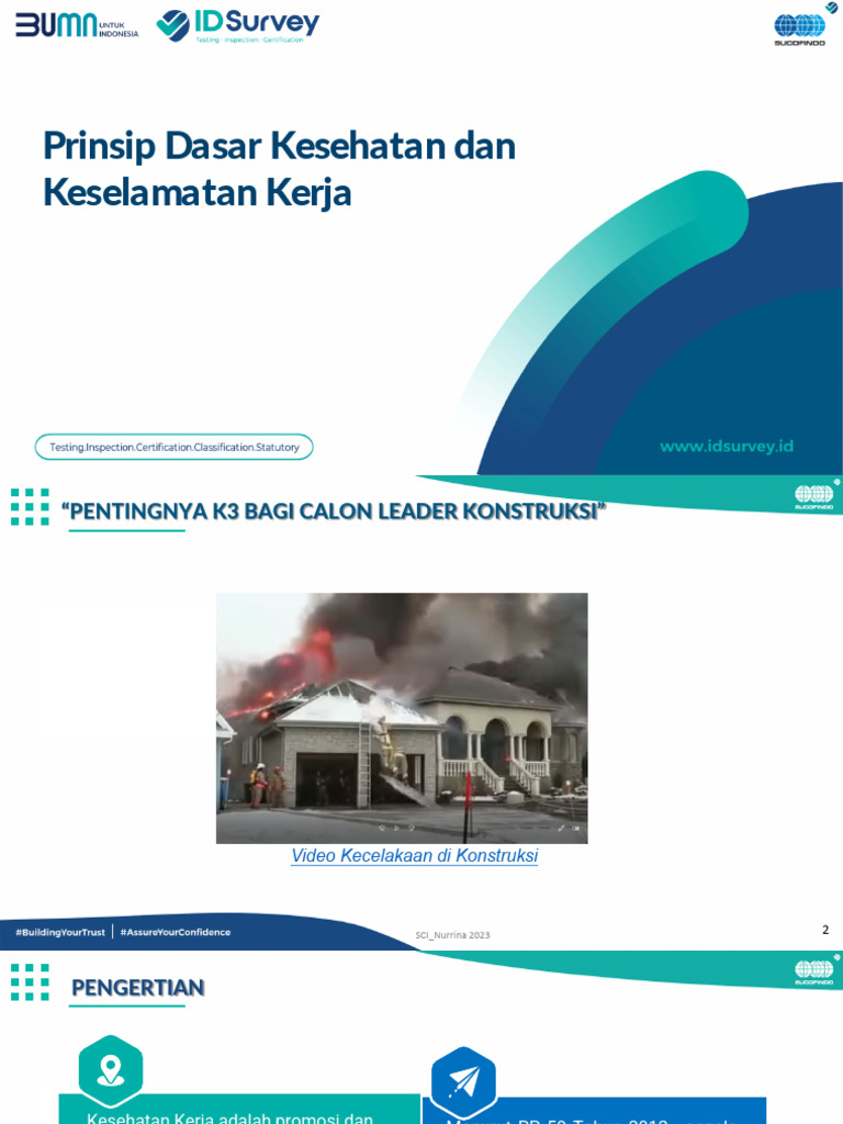 Prinsip Dasar K3 by Nurrina | PDF