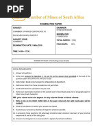SANIRE SCO Practical Examination Guideline 2024-03-18 | PDF | Business