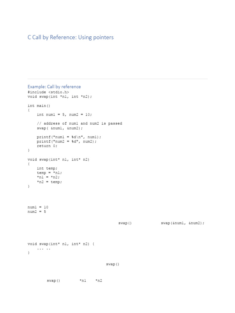 12 Pointers 2 Pdf Pointer Computer Programming Computer