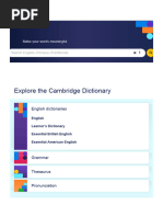 Cambridge Dictionary - English Dictionary, Translations & Thesaurus ...