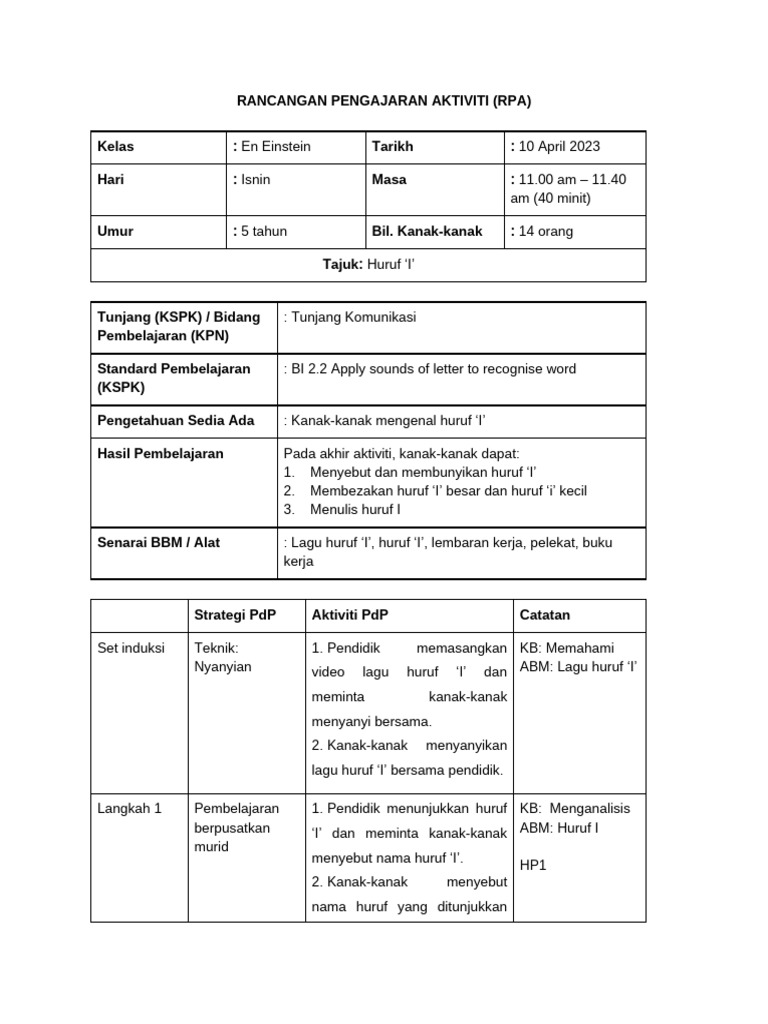 10 April Phonic Rpa | PDF