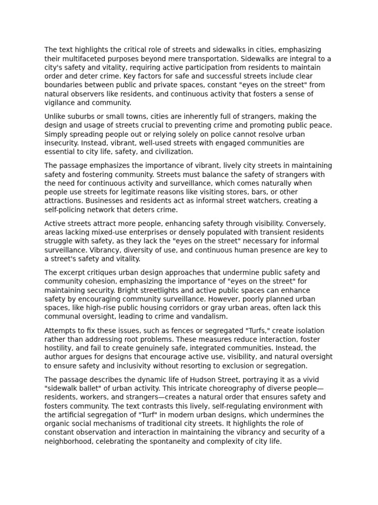 The peculiar nature of cities | PDF | Community | Social Psychology