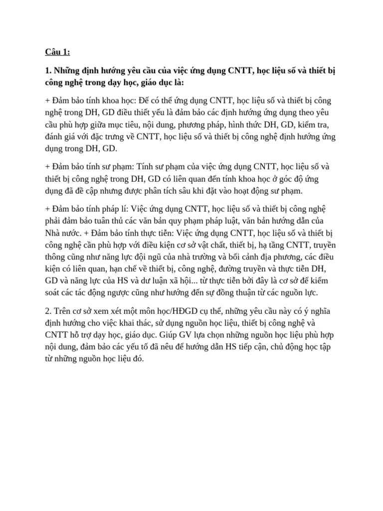 Bai Thu Hoach GVPT 15 | PDF