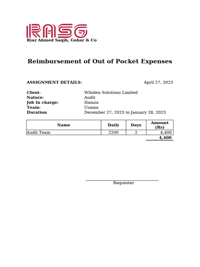 Daily Allowance - Copy (1) | PDF