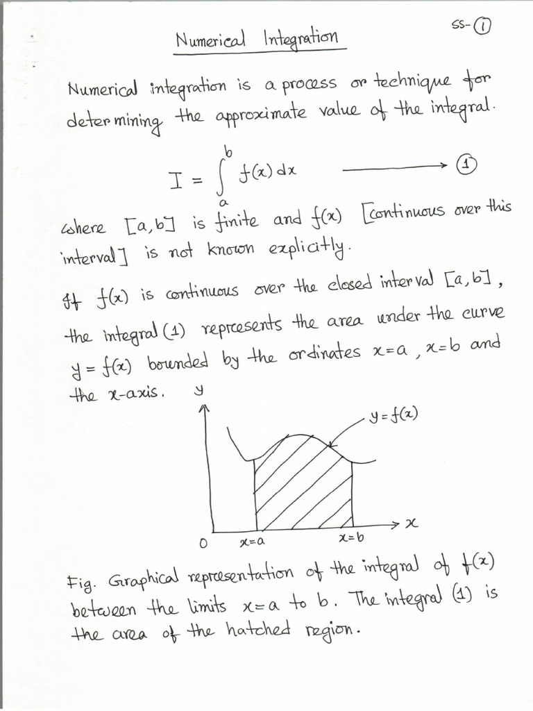 Numerical Integration | PDF