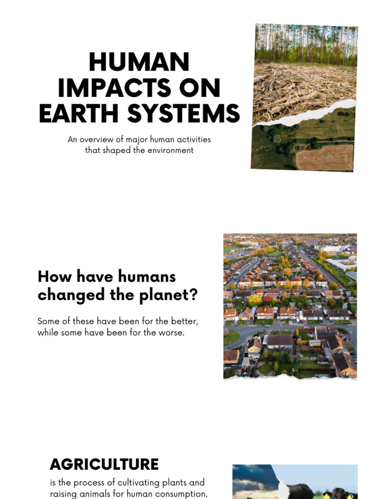 Human-Impacts-on-the-Earths-Systems-1 | PDF | Climate Change | Holocene