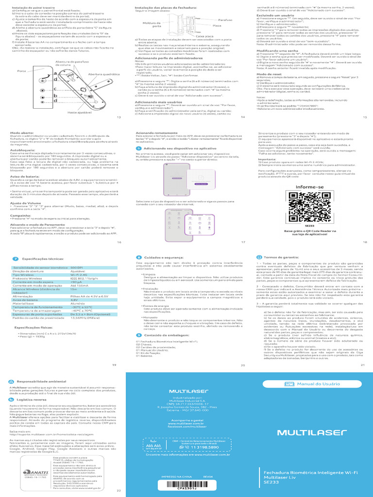 SE233 - Manual | PDF