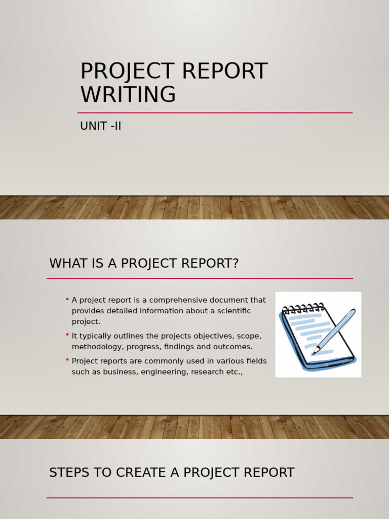 Unit 2-Report Writing | PDF | Hypothesis | Statistics