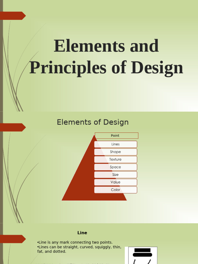 Unit 1 - L2 Elements and Principles of Design | PDF | Shape | Color