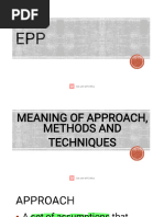Lesson 4 Approaches, Methods of Teachng EPP | PDF | Project Based Learning | Learning