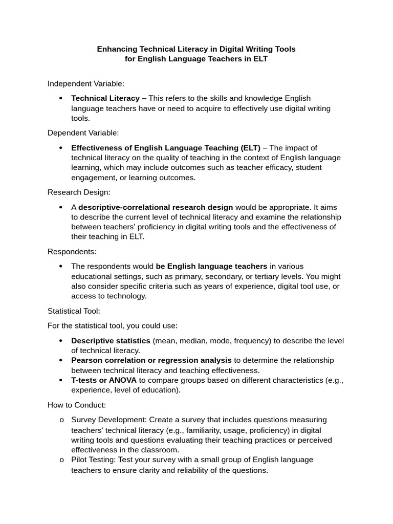 Digital Writing Tools List | PDF | Teachers | Statistics