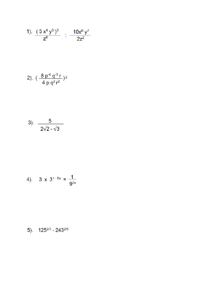 Soal Tambahan Math | PDF