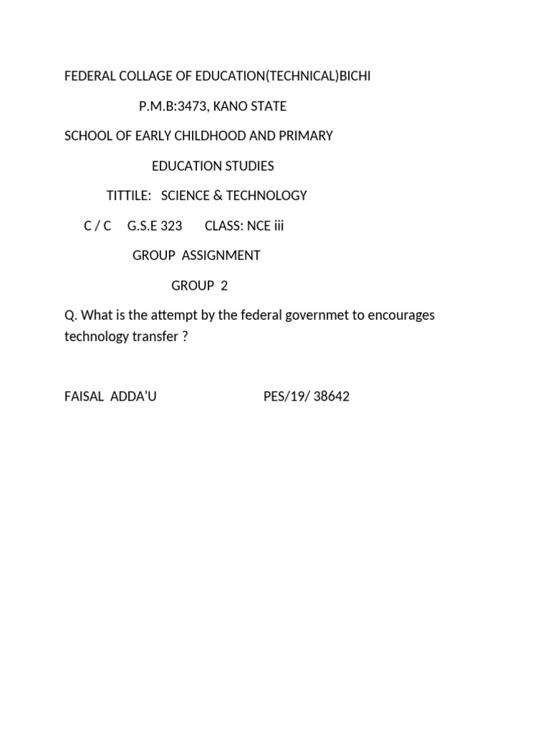 Federal Collage | PDF