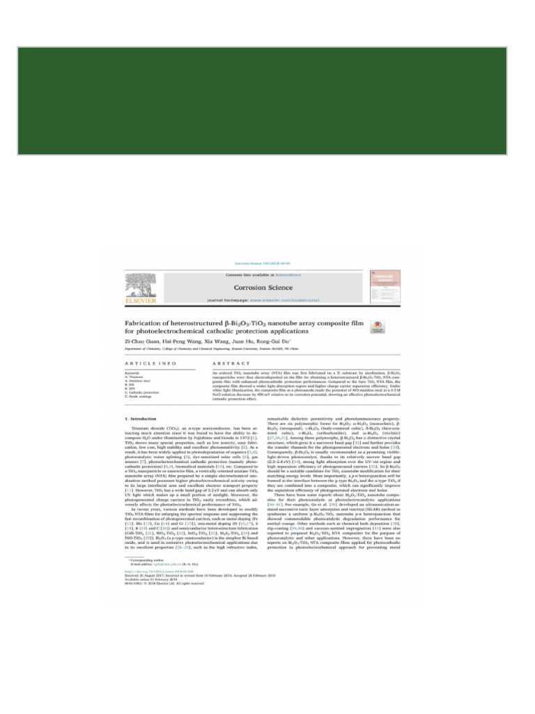 Buy ebook Fabrication of heterostructured β-Bi2O3-TiO2 nanotube array ... Buy ebook Fabrication of heterostructured β-Bi2O3-TiO2 nanotube array ...