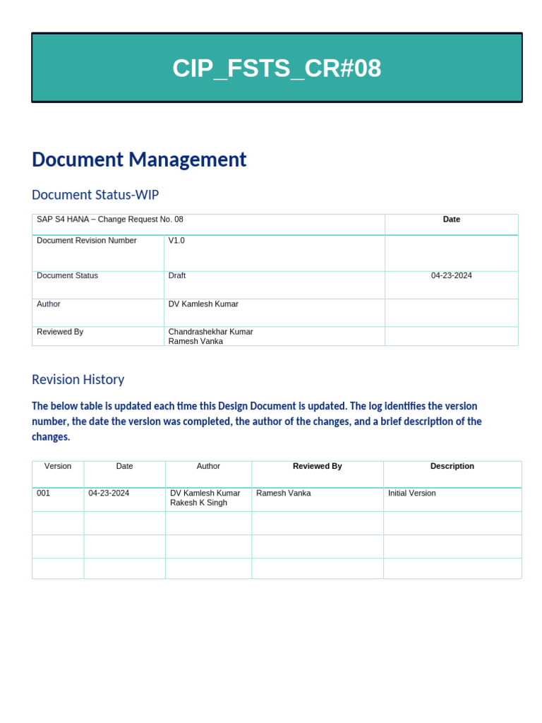 CR-08-FSTS - End To End PR-PO-Invoice Report 1 | PDF | Information ...