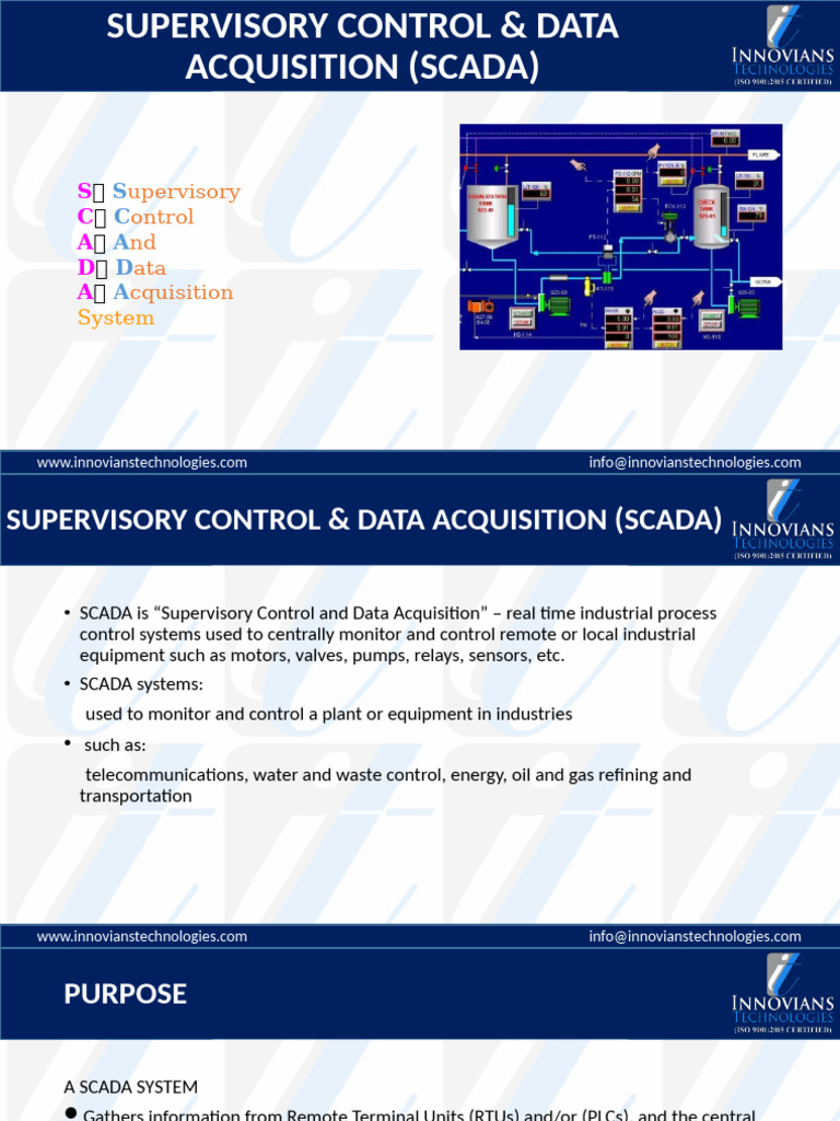 SCADA | PDF | Scada | Programmable Logic Controller