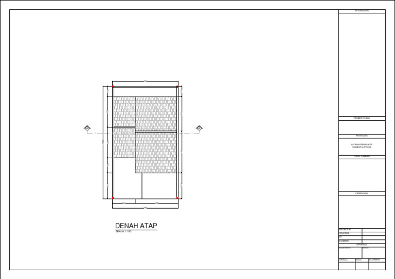Denah Atap Kursus Idc-Model | PDF