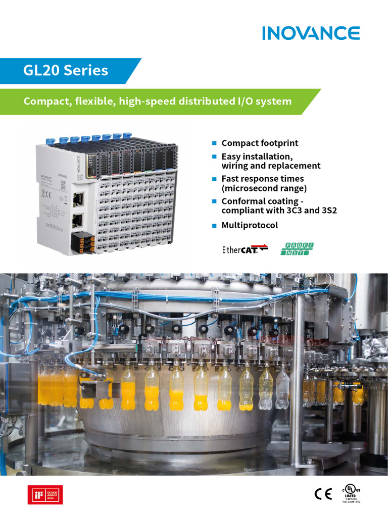 GL20 Series High-Speed I/O System | PDF | Power Supply | Manufactured Goods