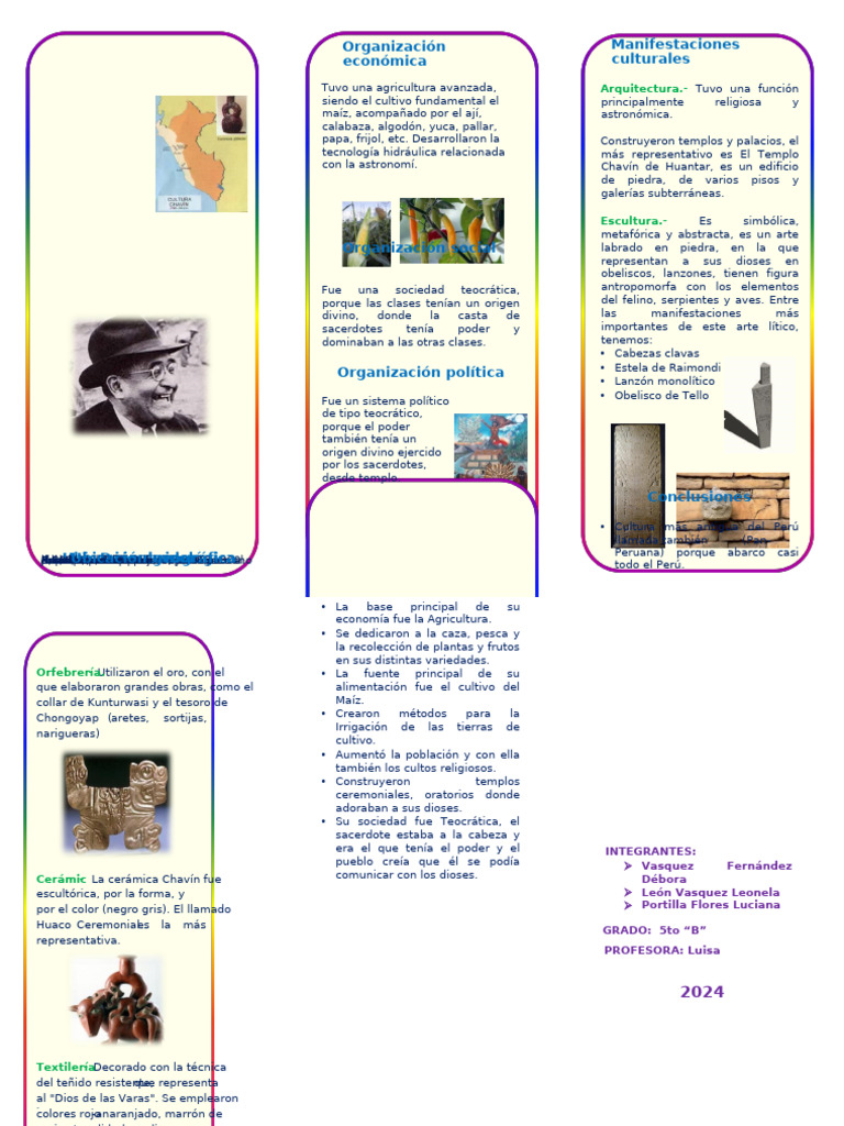 triptico-cultura-chavin- | PDF | Era precolombina triptico-cultura-chavin- | PDF | Era precolombina