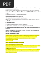 Police and Criminal Evidence Act 1984 | PDF | Arrest | Bail