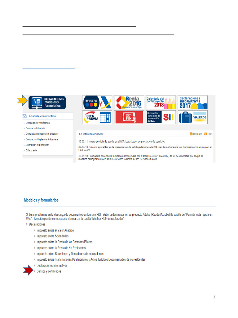 Explicación Del Modelo 036. Previo Al Modelo 111 | PDF