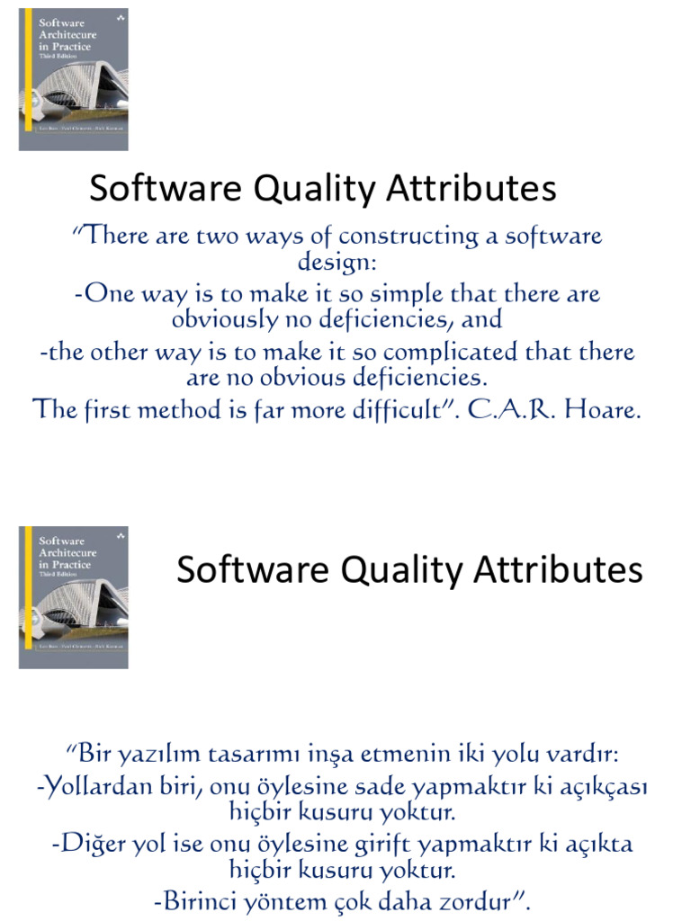 3 2 Software Quality Attributes 1 Tr Krm Intro | PDF
