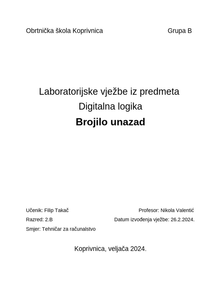Brojilo Takač | PDF