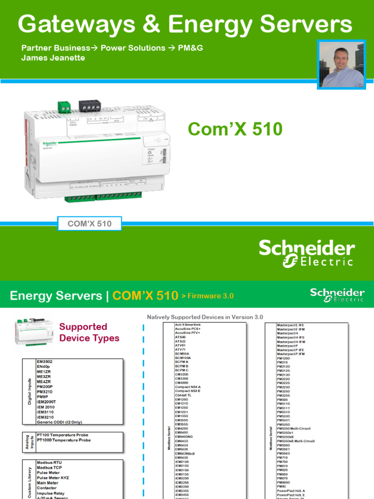 COM’X 510 Firmware 3.0 Overview | PDF