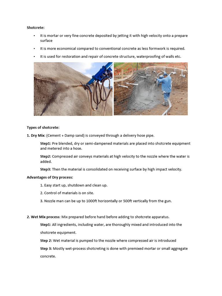 SHOTCRETE | PDF