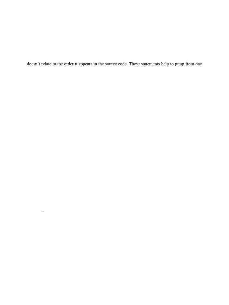 Control Statements (Chapter 5) | PDF | Control Flow | Computer Programming