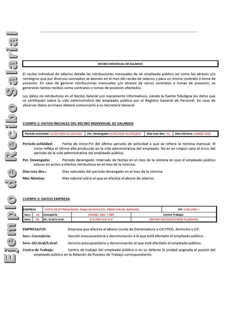 GUIA Recibo Salarial 2019 | PDF | Salario | Business