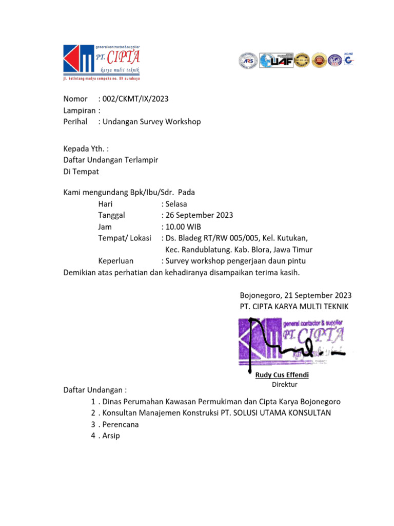 BA Survey Workshop Kusen | PDF