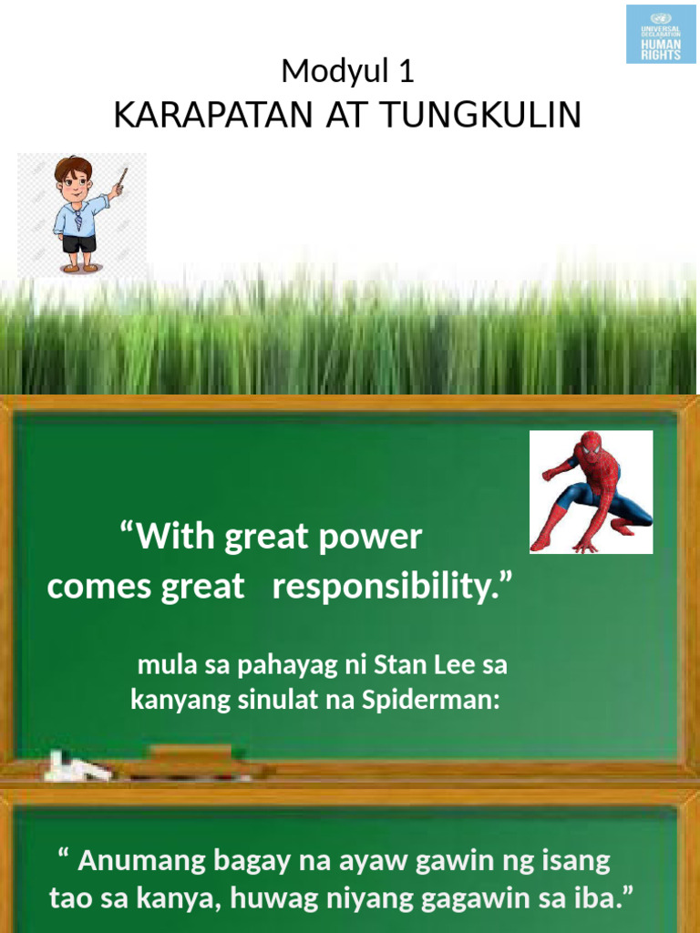2nd Quarter Module 1 Karapatan at Tungkulin 1 | PDF