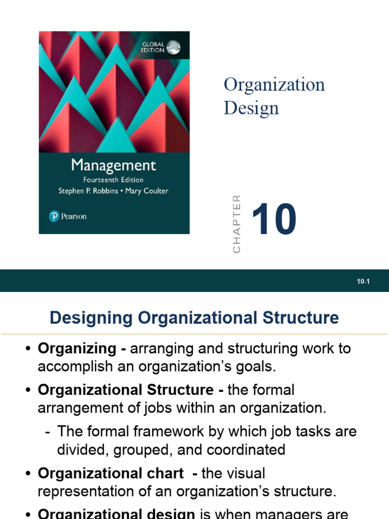 MGT201 - CH11 - Organization Design | PDF | Organizational Structure | Employment
