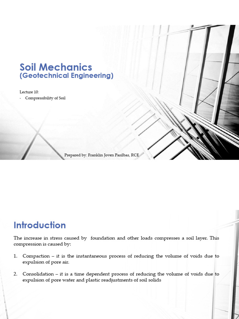 Compressibility of Soil | PDF | Solid Mechanics | Physical Sciences