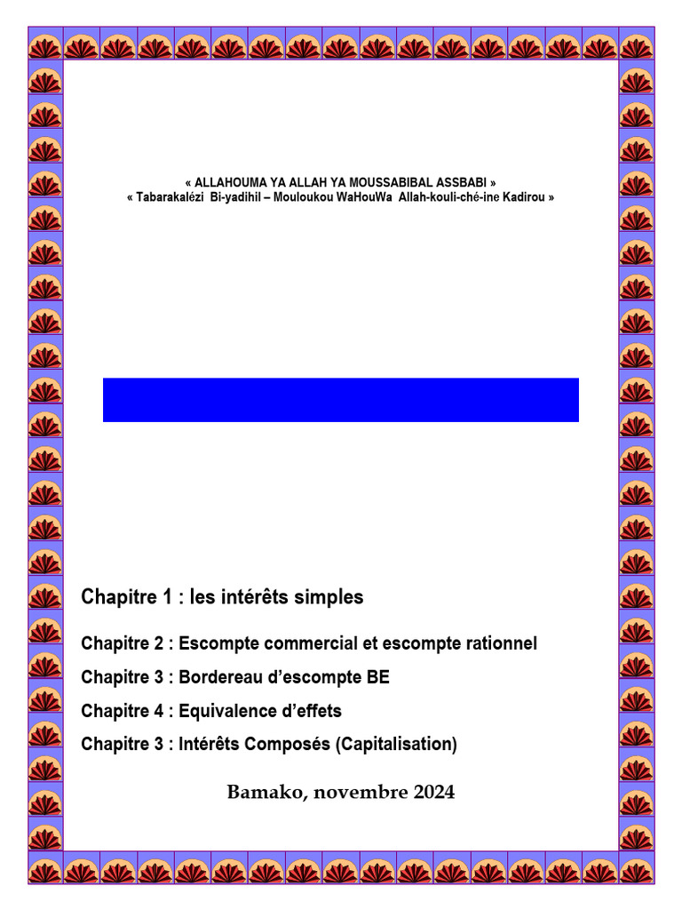 Maths Financières TSECO | PDF | Taxe sur la valeur ajoutée | Intérêts composés