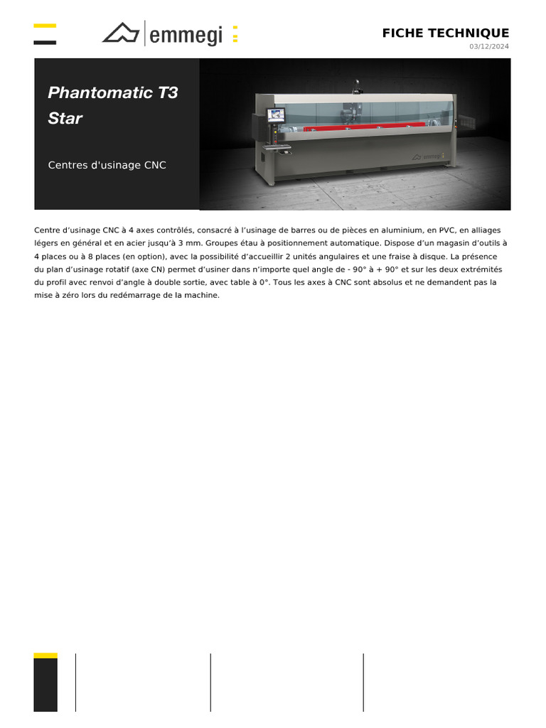 Phantomatic T3 : Usinage CNC Avancé | PDF | Machine-outil à commande ...
