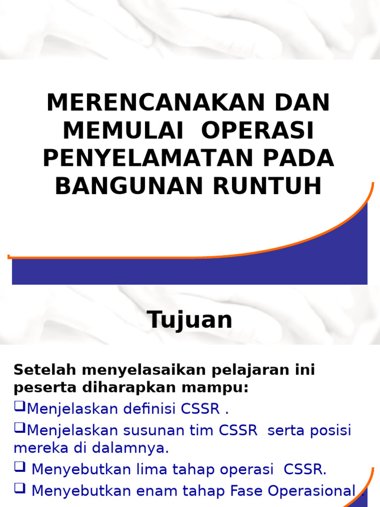 1.merencanakan Dan Memulai Operasi CSSR, Mengawali Pencarian | PDF